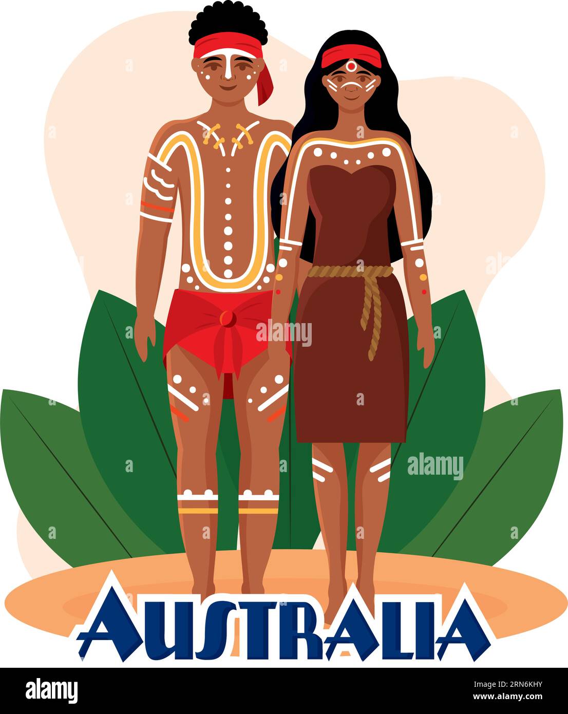 Native australian person Stock Vector Images - Alamy