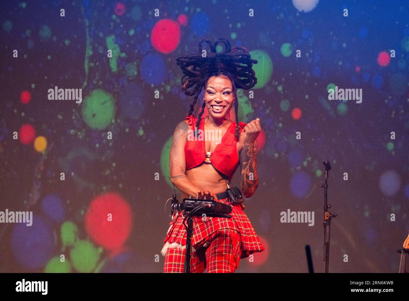Sudan Archives – Brittney Denise Parks – on the Far Out Stage at Green Man Festival in Wales, UK ...