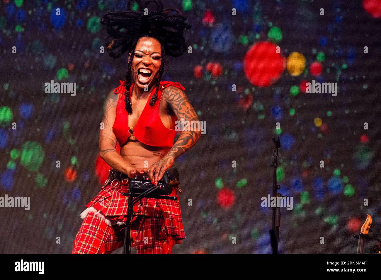 Sudan Archives – Brittney Denise Parks – on the Far Out Stage at Green Man Festival in Wales, UK ...