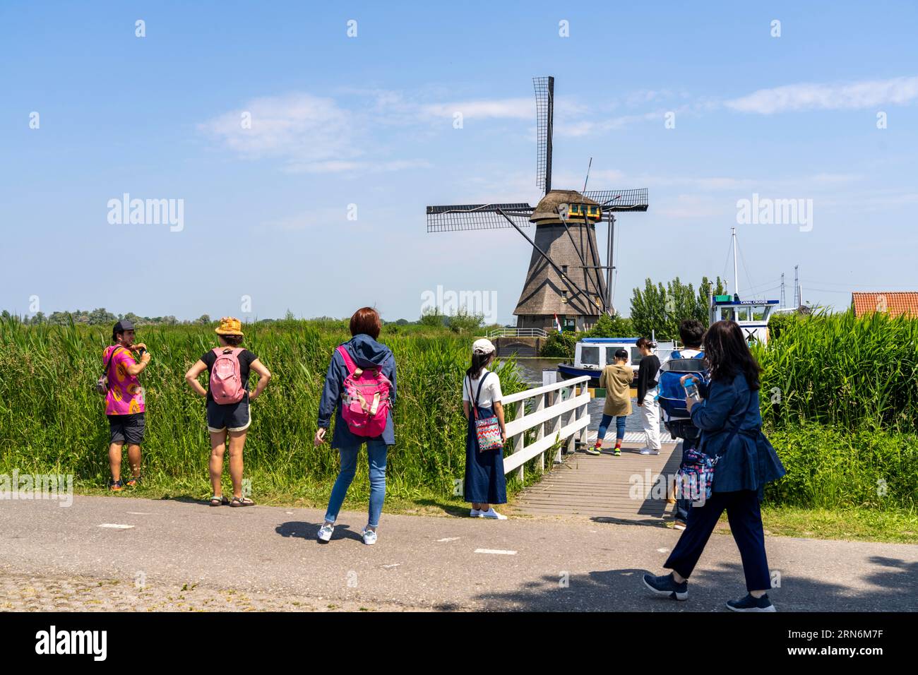 Kinderdijk, 18 windmills that pumped water from the polders in order to use the land, one of the ...