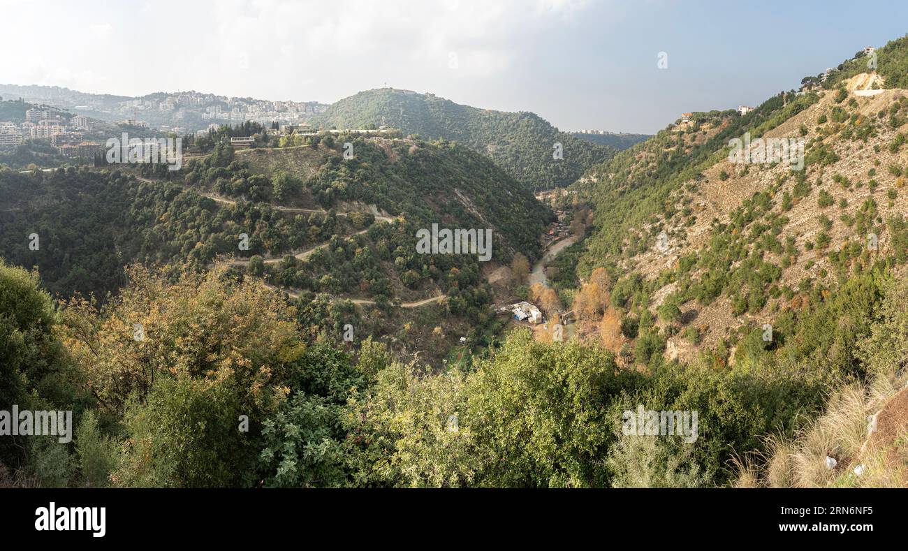 Lebanese landscape, Bekaa Valley Beqaa (Bekaa) Valley, Lebanon Stock ...