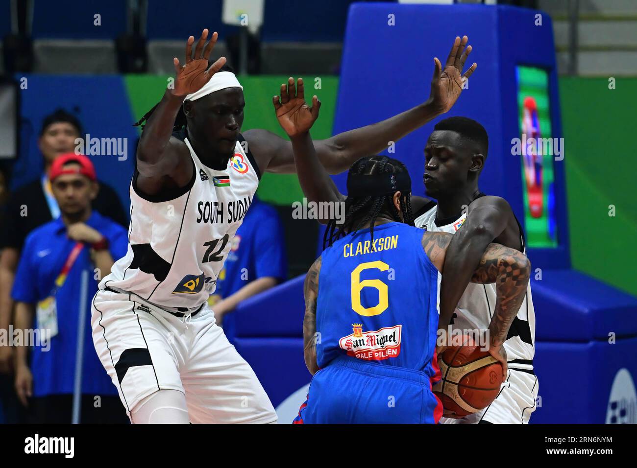 Quezon, Philippines. 31st Aug, 2023. Deng Acuoth (L), Dut Jok Kacuol (R ...