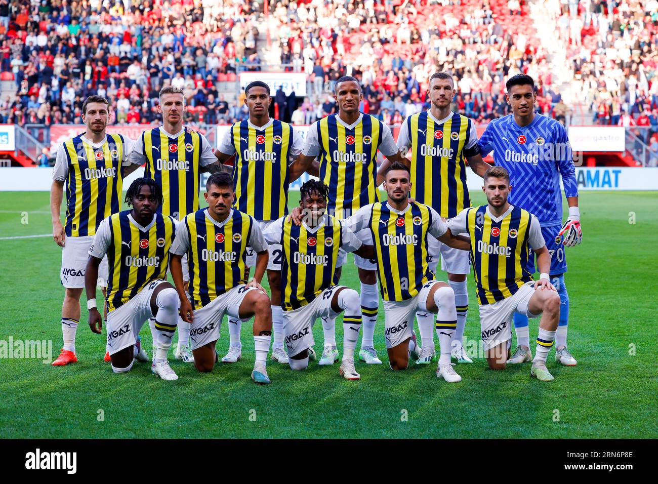 ENSCHEDE, NETHERLANDS - AUGUST 31: Dusan Tadic (Fenerbahce), Edin Dzeko ...