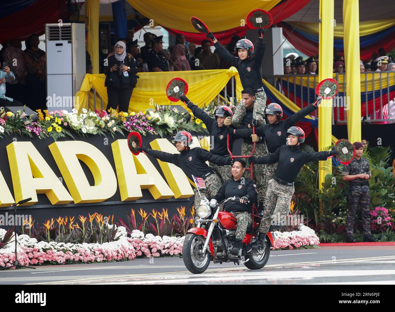 Kuala Lumpur, Malaysia. 31st Aug, 2023. Malaysian military personnel ...