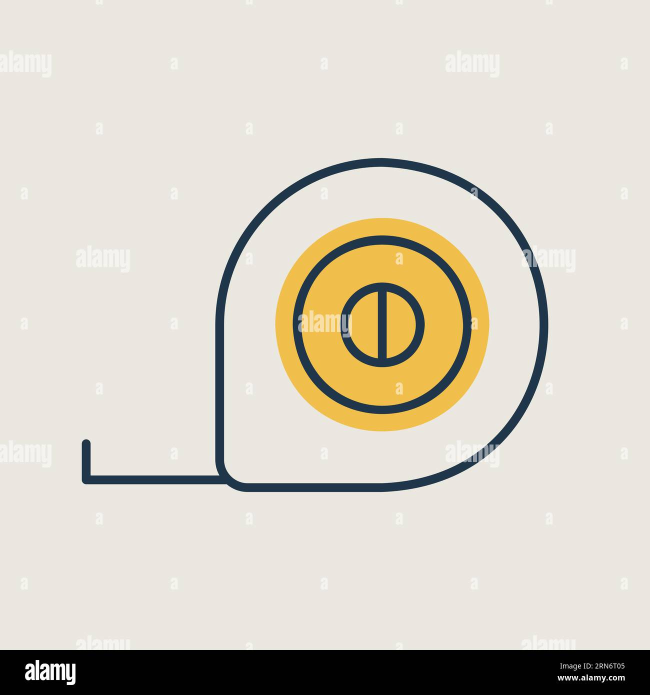 Measure tape size Stock Vector Images - Alamy
