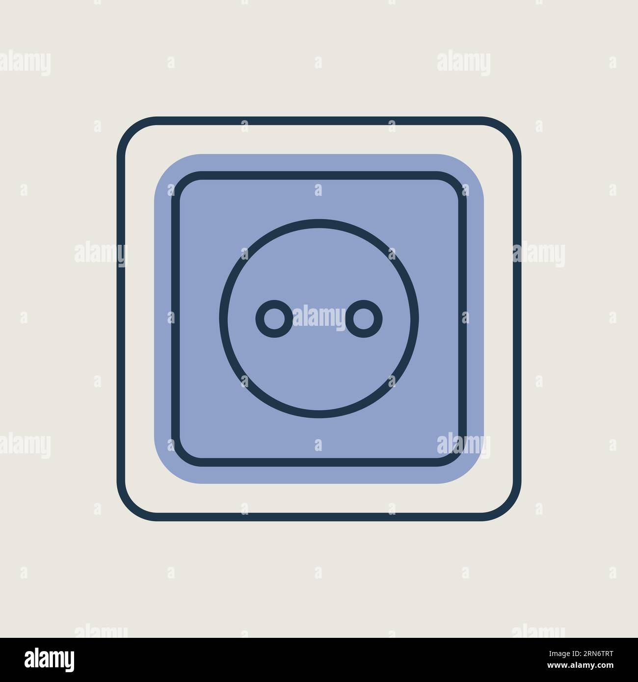 Electric outlet vector icon. Construction, repair and building. Graph ...