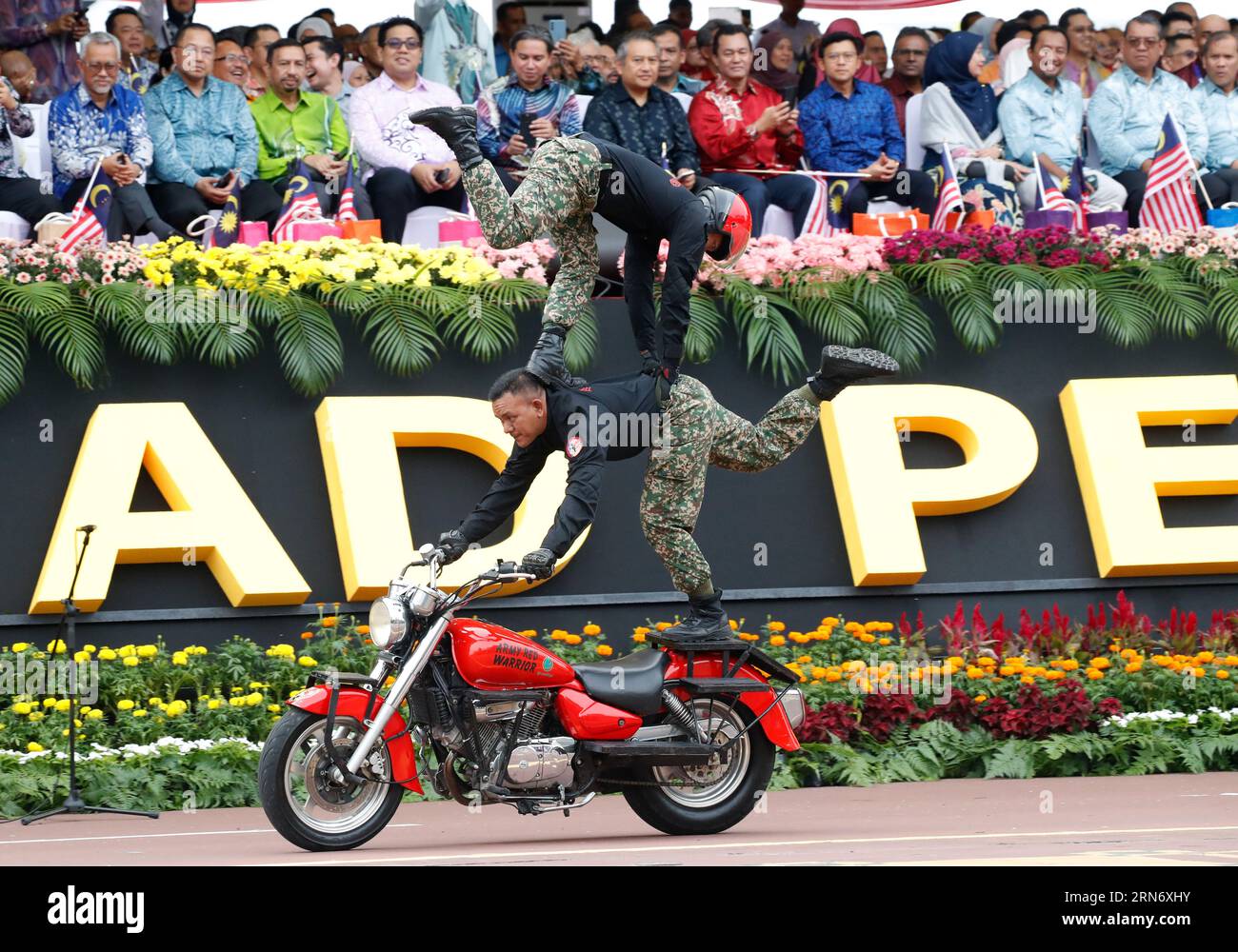 Kuala Lumpur, Malaysia. 31st Aug, 2023. Malaysian military personnel ...