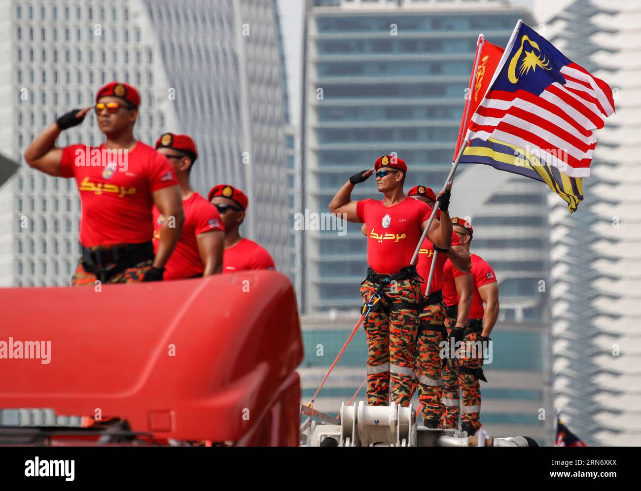 Malaysian fire and rescue personnel hi-res stock photography and images ...