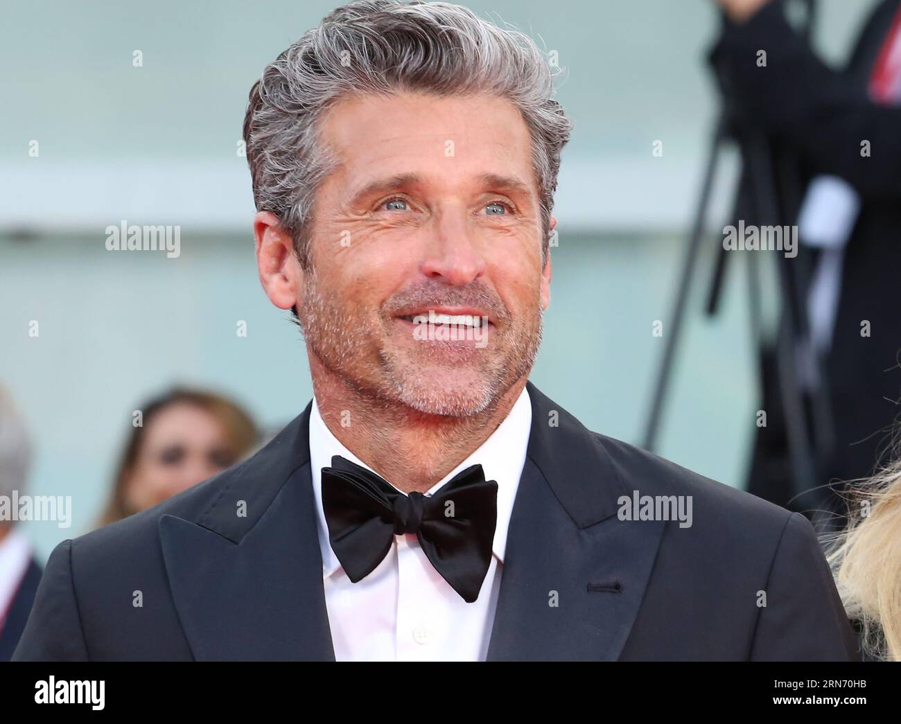Venice, Italy, 31st August, 2023. Patrick Dempsey arriving on the red ...