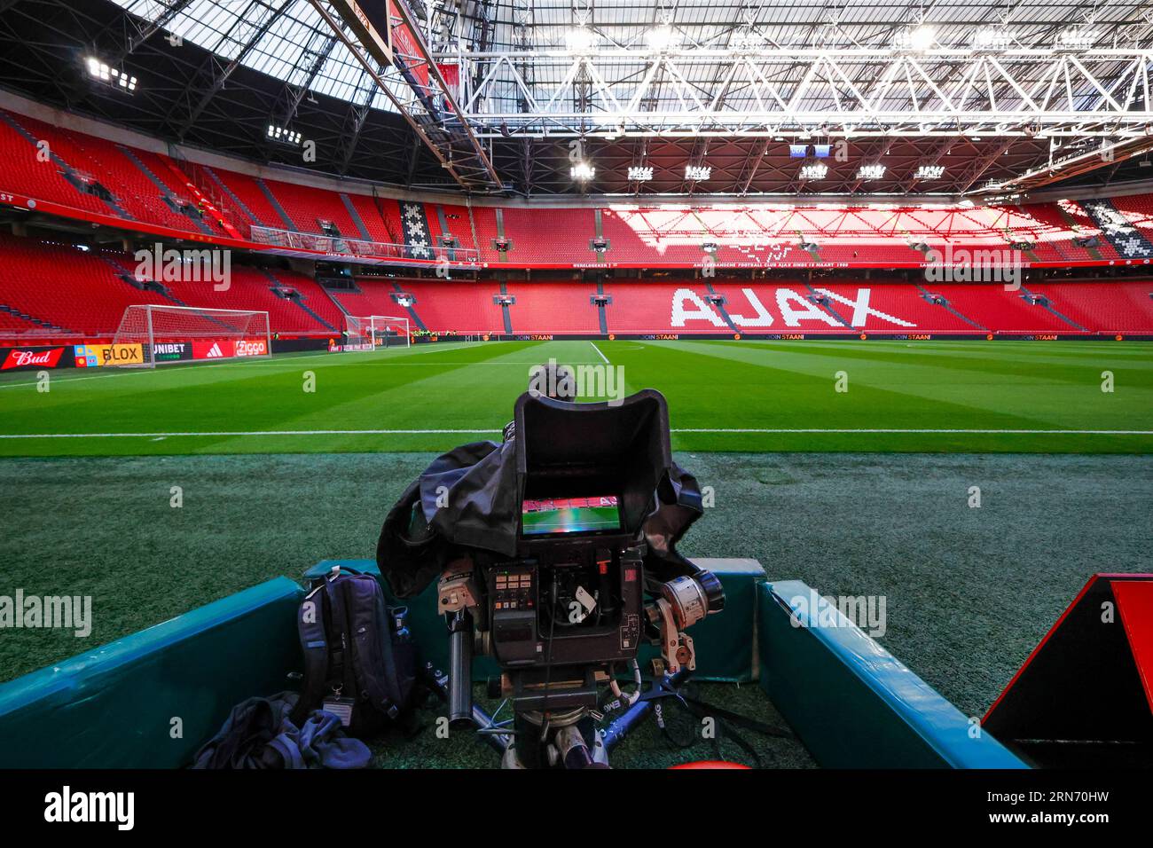 AMSTERDAM, NETHERLANDS - AUGUST 31: Inside stadium view Johan Cruijff ...