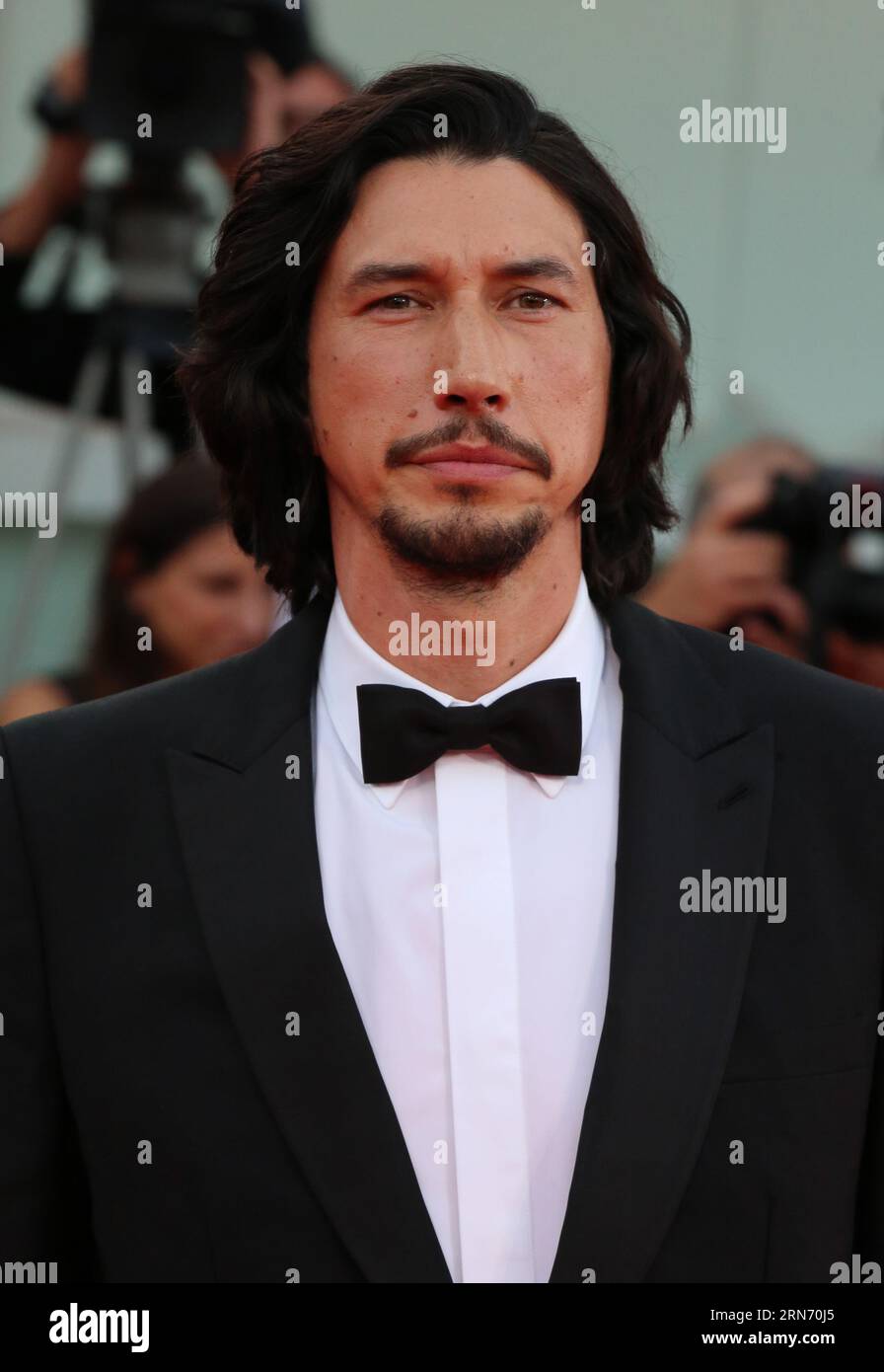 Venice, Italy, 31st August, 2023. Adam Driver arriving on the red ...