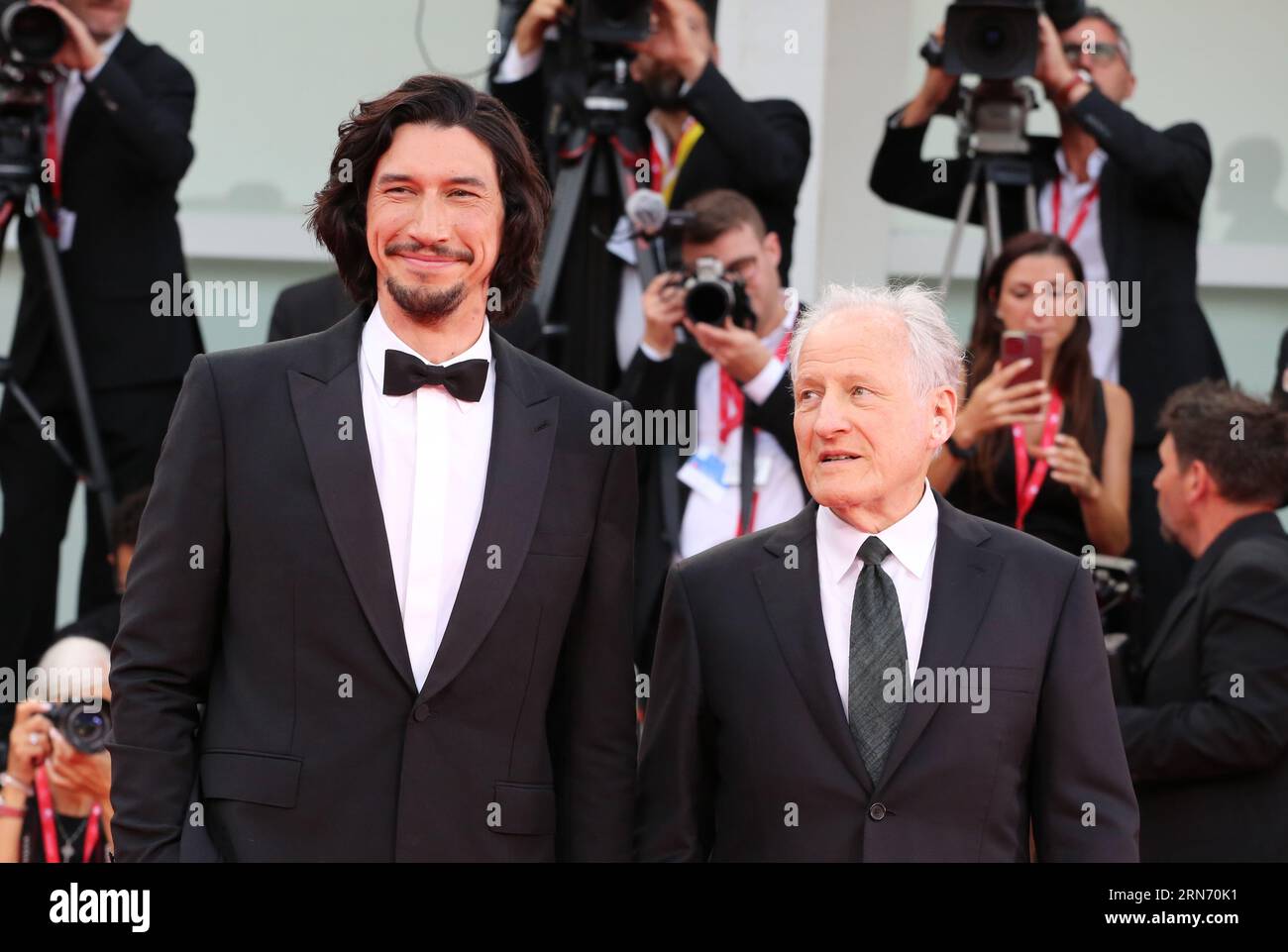 Venice, Italy, 31st August, 2023. Adam Driver, Michael Mann arriving on ...