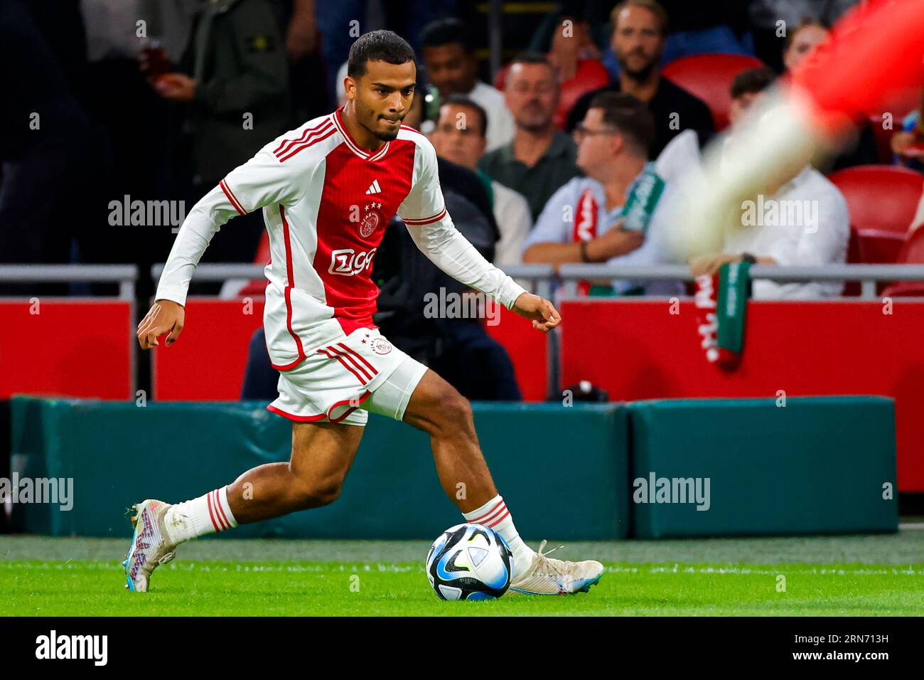 AMSTERDAM, NETHERLANDS - AUGUST 31: Owen Wijndal (AFC AJAX) during the ...