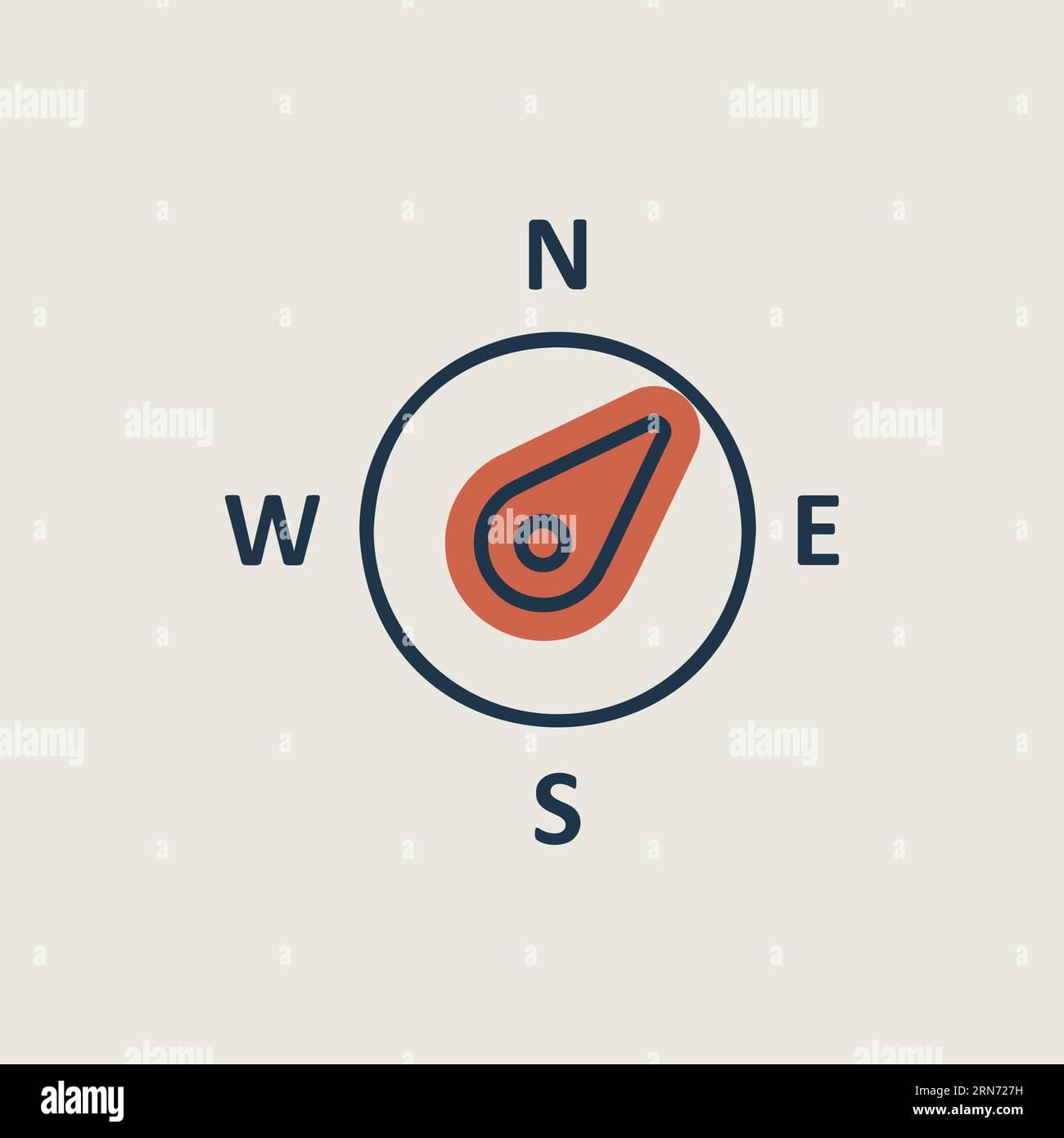 The northeast wind Stock Vector Images - Alamy