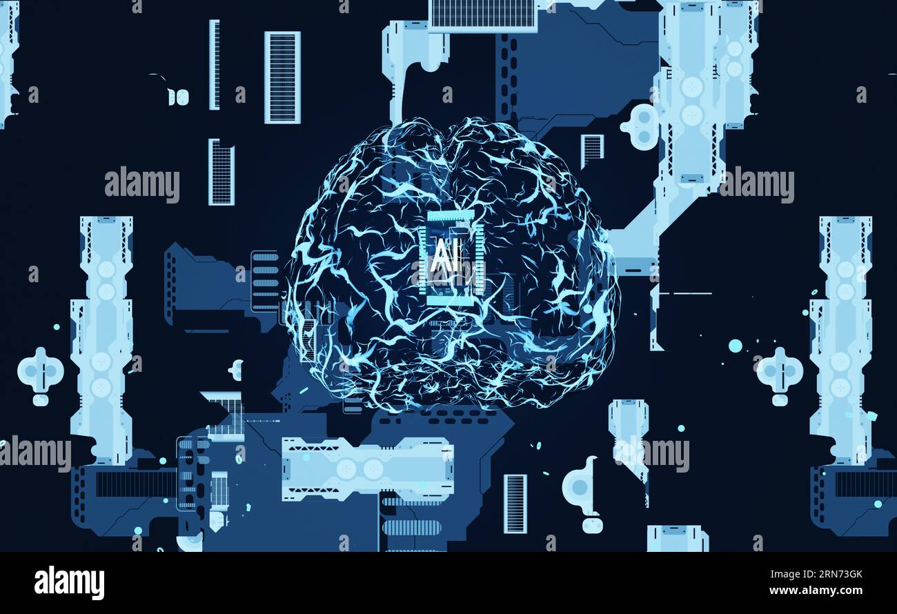 AI system ingesting large amounts of deep learning labeled training data, analyzing for ...