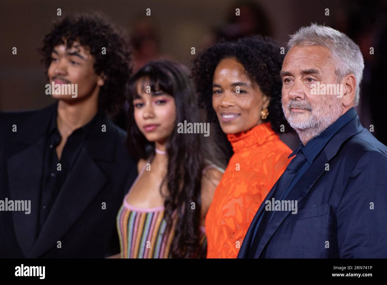 Paris, France. 31st Aug, 2023. Director Luc Besson with his wife ...