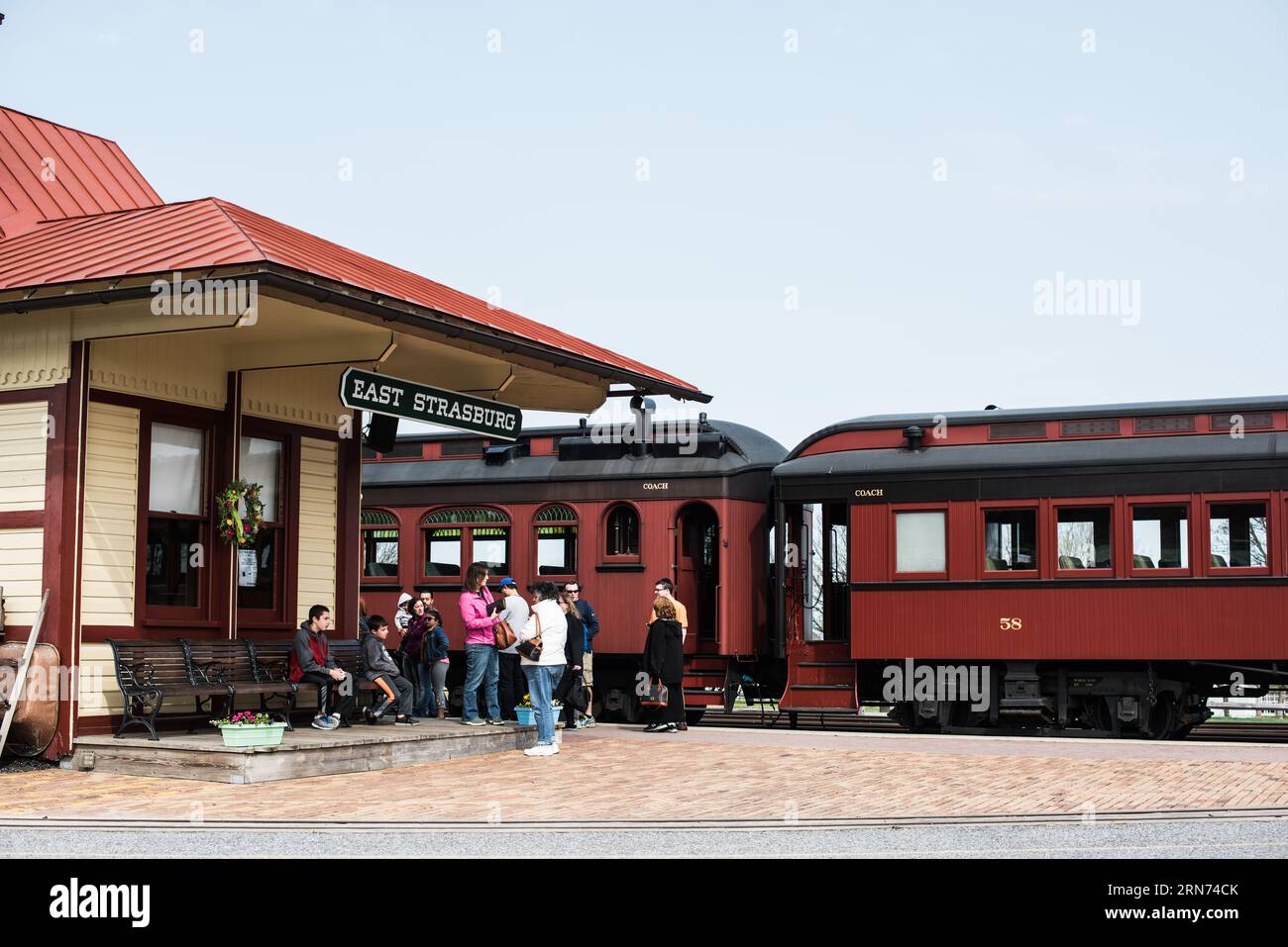 American train museum hi-res stock photography and images - Alamy