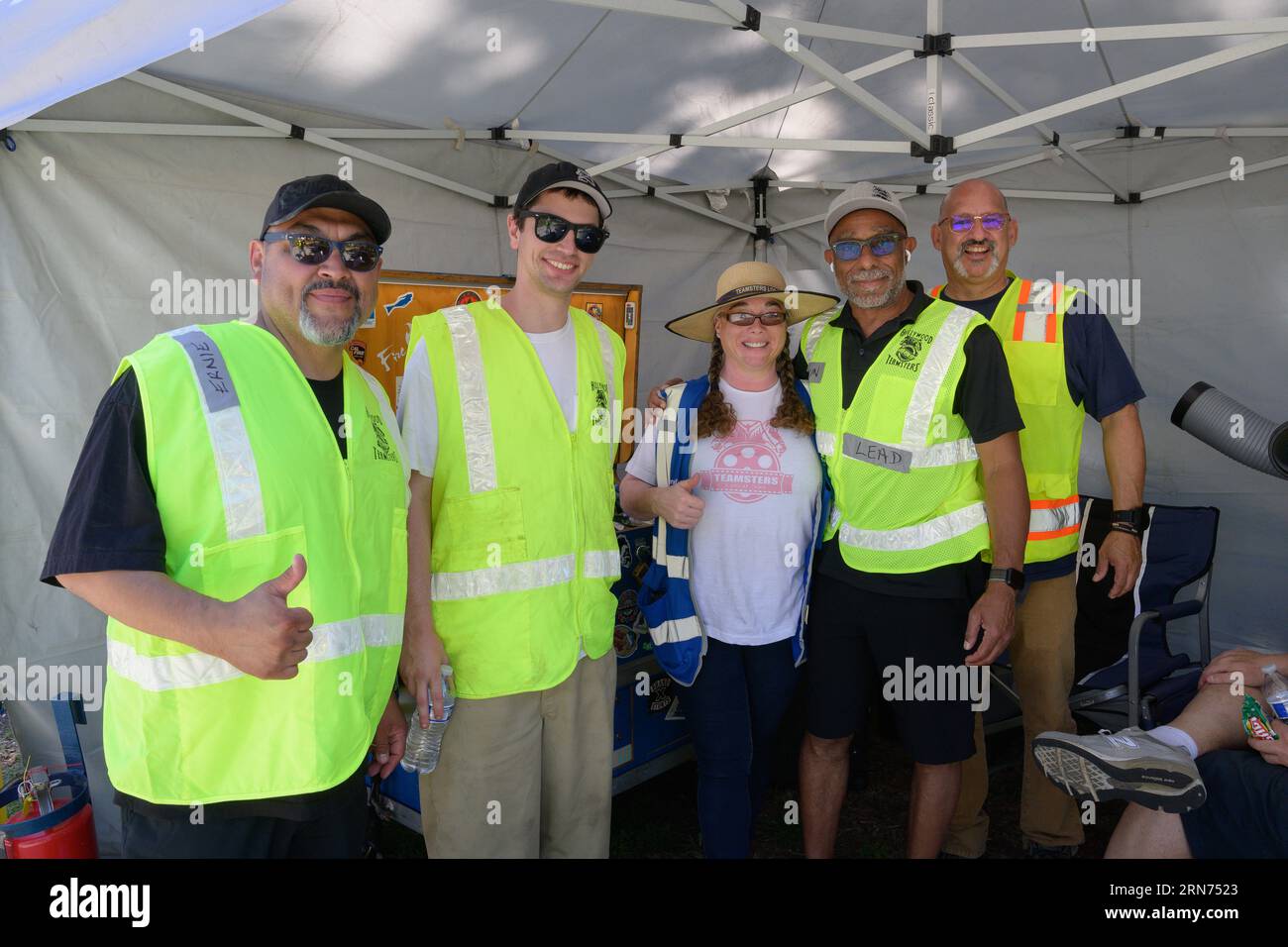 actors and Teamsters Food Drive at the Motion Picture Home Stock Photo ...