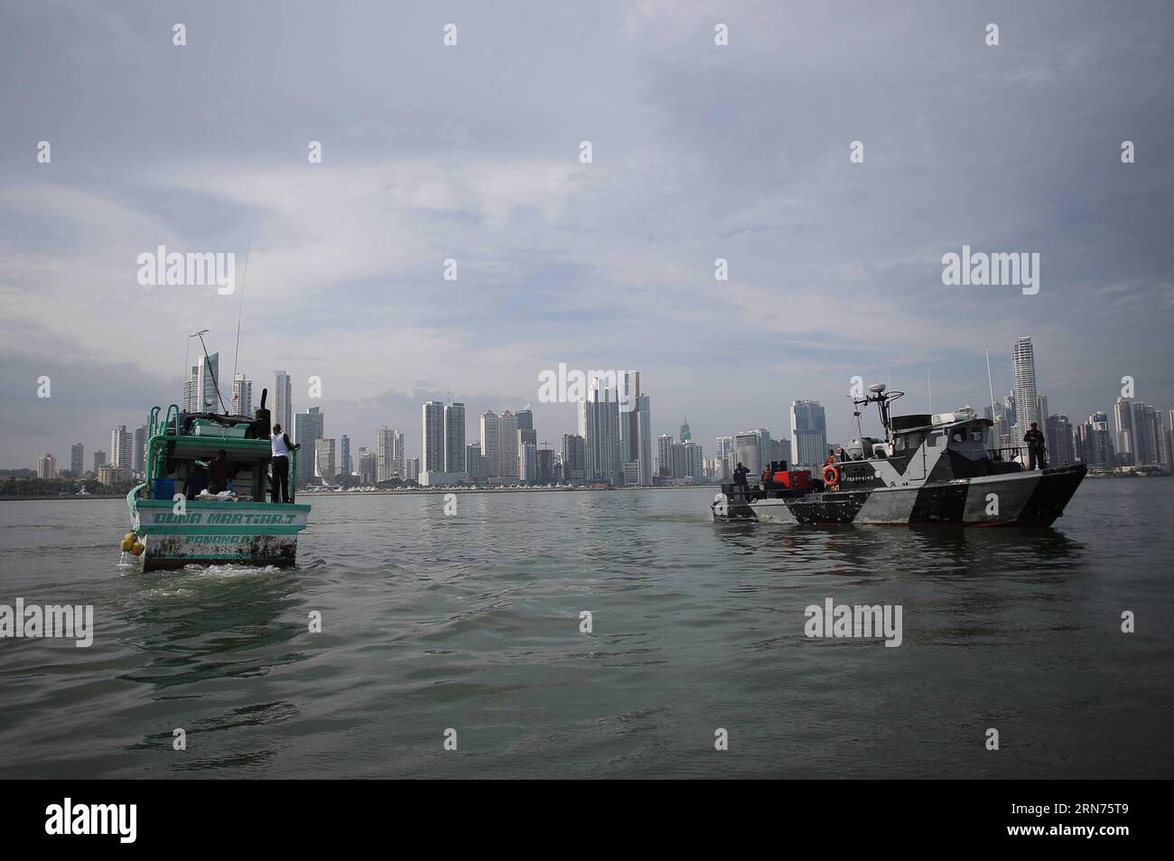 (150819) -- PANAMA CITY, Aug. 18, 2015 -- Members of the National ...