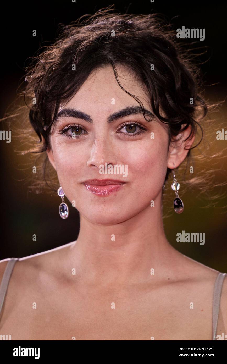 Grace Palma poses for photographers upon arrival for the premiere of ...