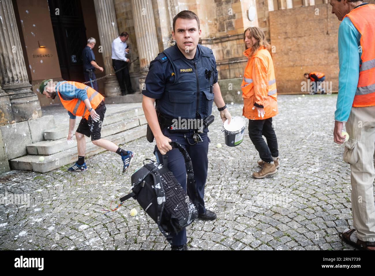 August 30, 2023, Munich, Bavaria, Germany: Activists of the Last ...