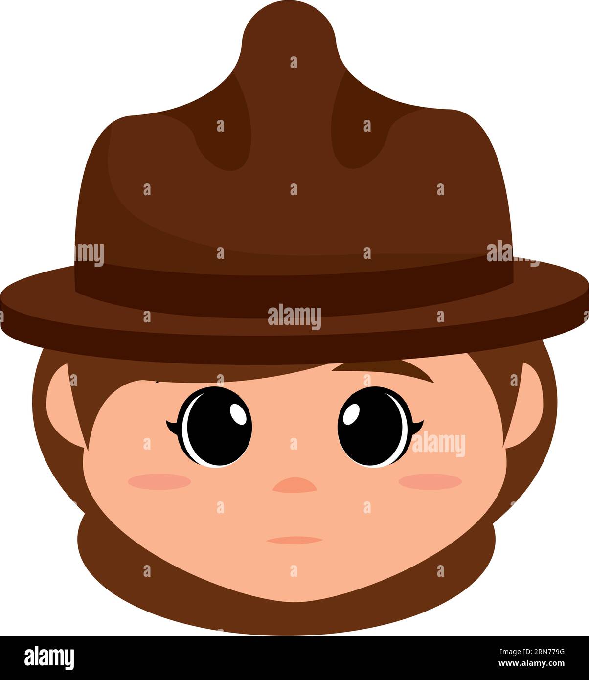 Isolated cute female canadian forest ranger avatar Vector Stock Vector ...