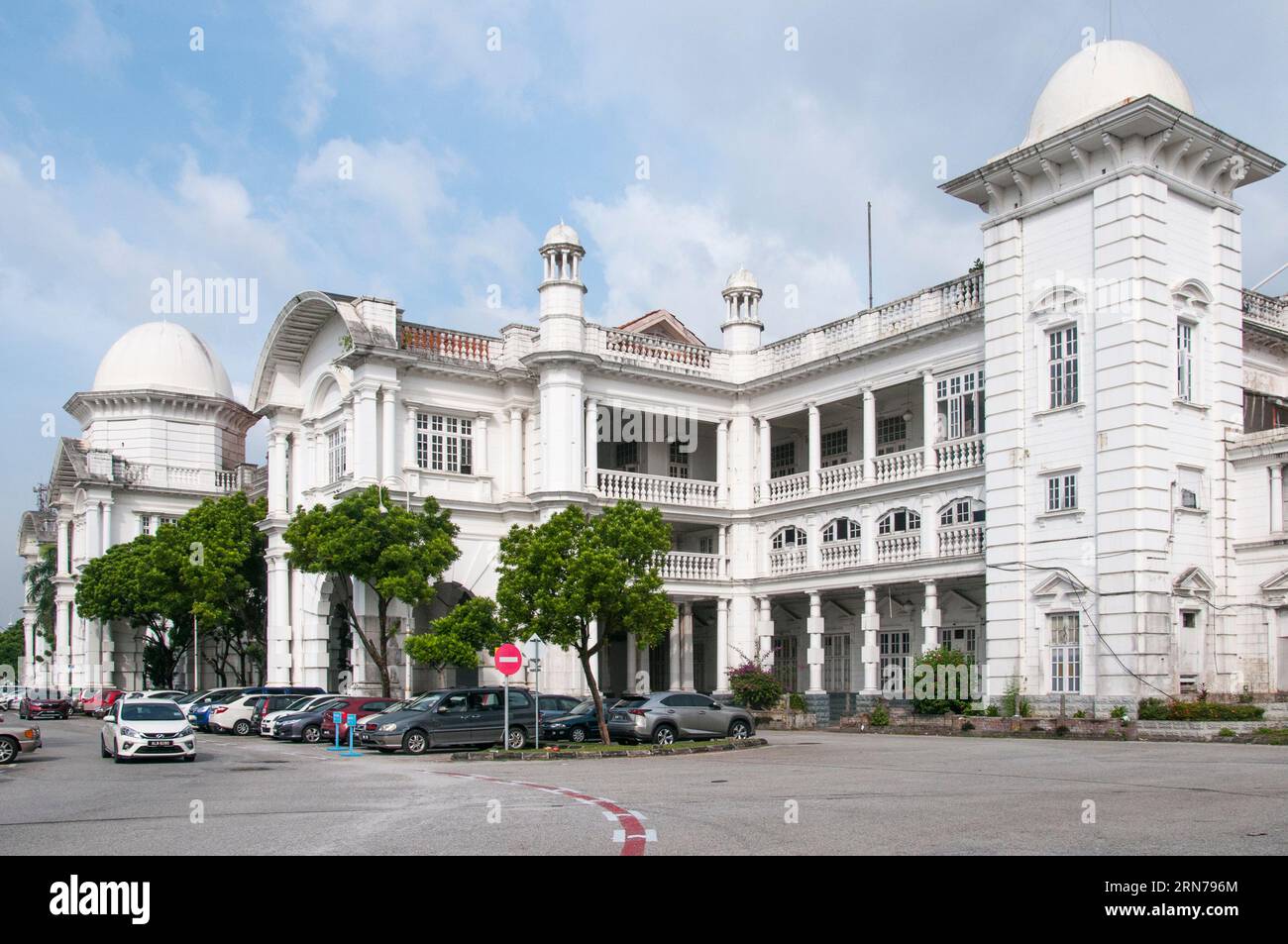 Monumental railway station buildings at Ipoh, Perak, Malaysia, designed ...