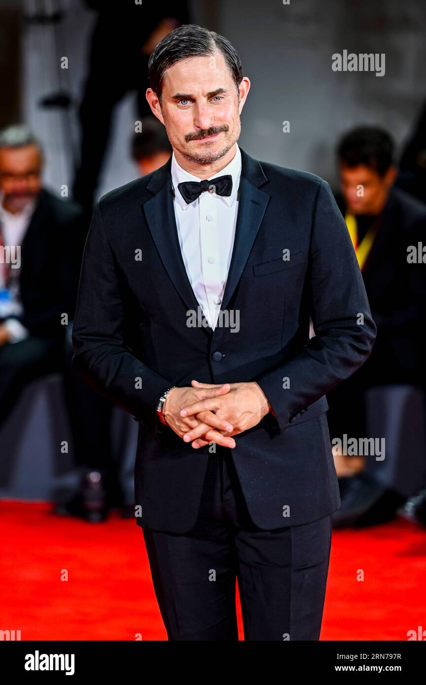 Venice, Italy. August 31, 2023. Clemens Schick arrives at the premiere ...