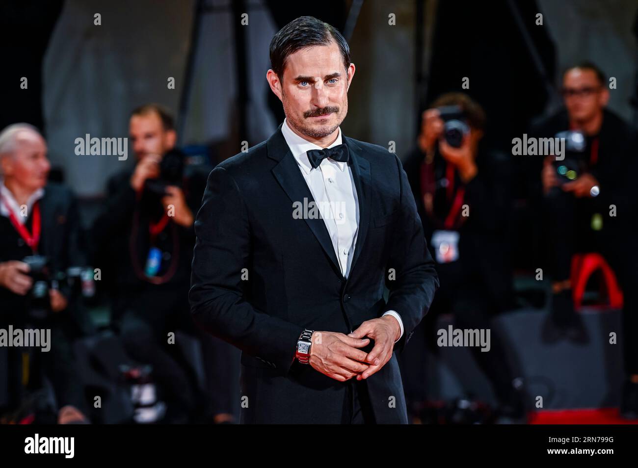 Venice, Italy. August 31, 2023. Clemens Schick arrives at the premiere ...