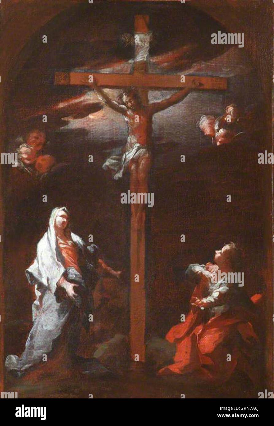 The Crucifixion (a modello for the altarpiece at the Complesso di San Firenze, Florence) circa ...