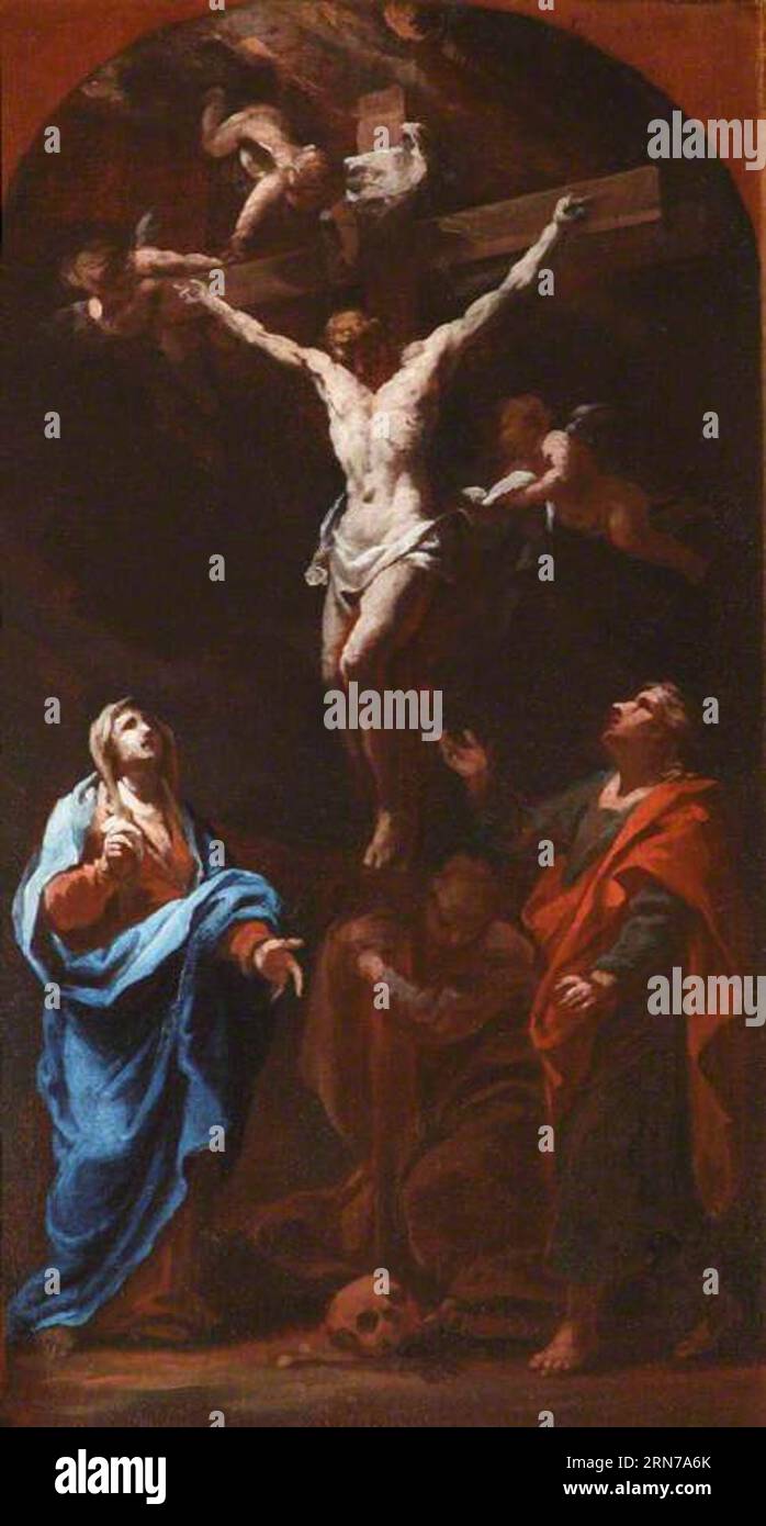 The Crucifixion between 1680 and 1731 by Giovanni Camillo Sagrestani Stock Photo - Alamy