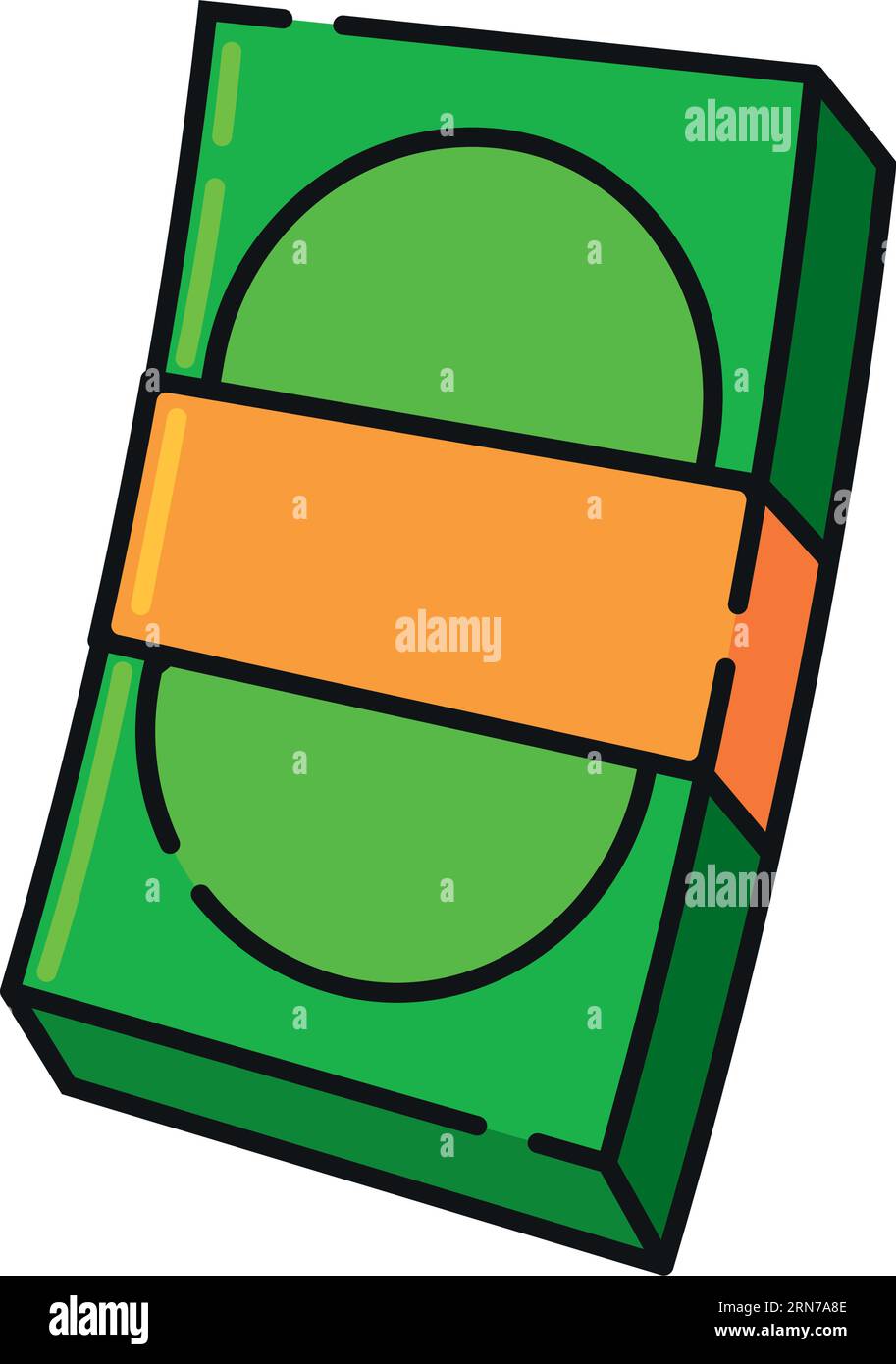 Isolated colored bills Gaming icon Vector Stock Vector Image & Art - Alamy