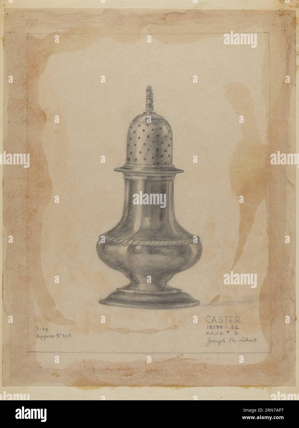 Silver Caster 1935/1942 by Joseph Leboit Stock Photo - Alamy