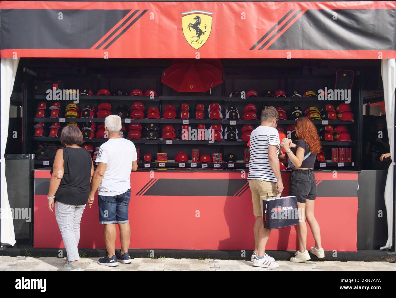 Monza, . 31st Aug, 2023. Fanzone Monza circuit 2023 with Pit Stop tests ...