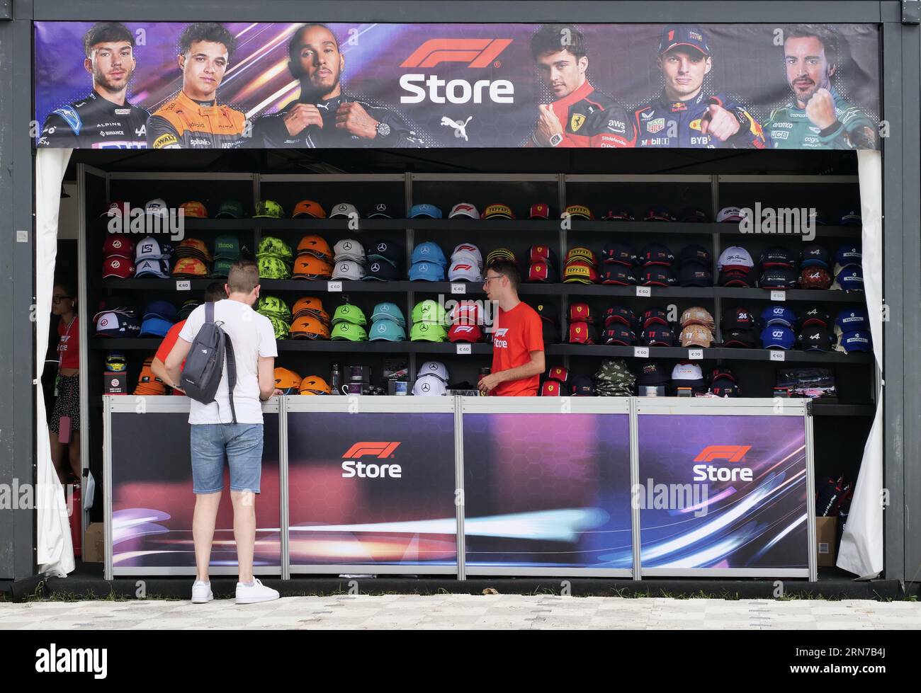 Monza, . 31st Aug, 2023. Fanzone Monza circuit 2023 with Pit Stop tests ...