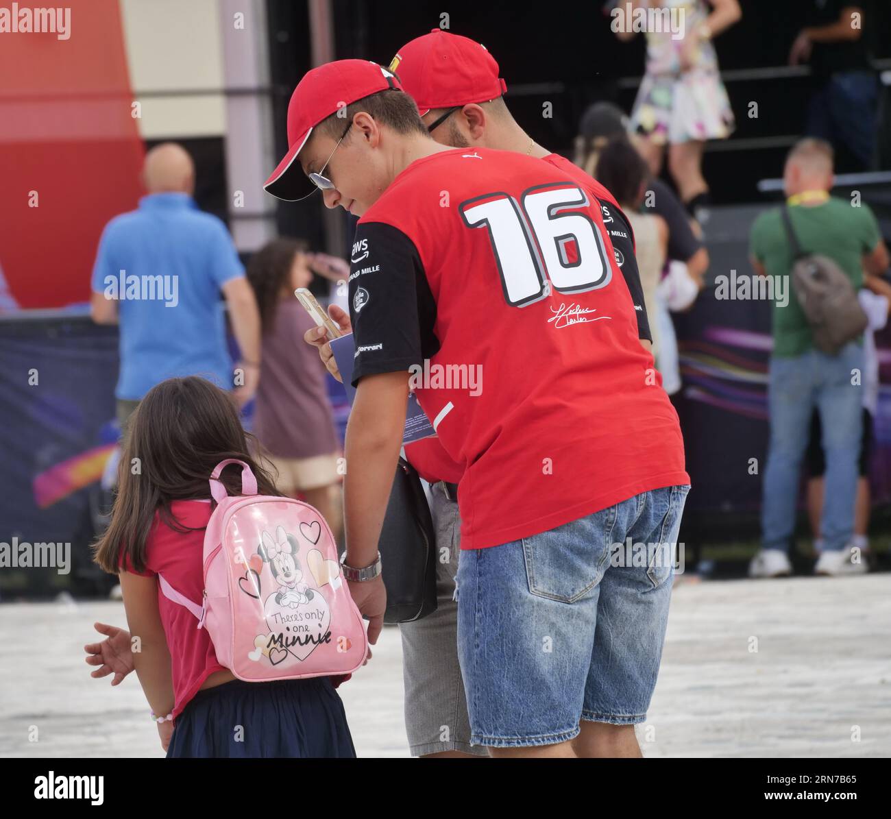 Monza, . 31st Aug, 2023. Fanzone Monza circuit 2023 with Pit Stop tests ...