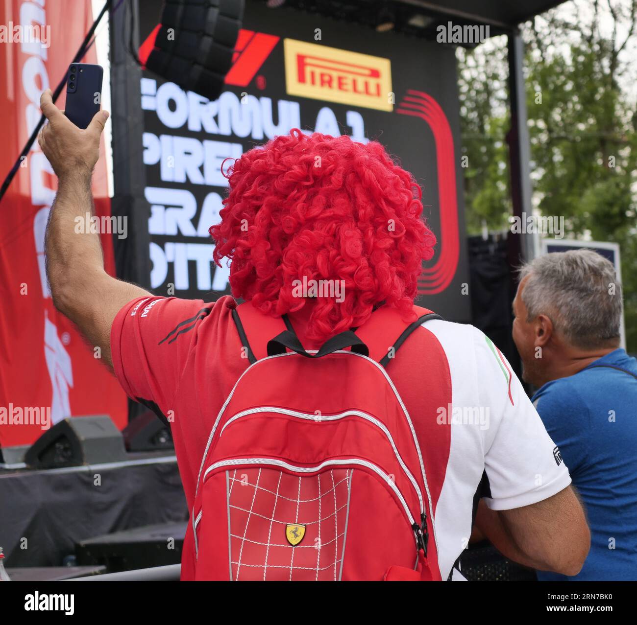 Monza, . 31st Aug, 2023. Fanzone Monza circuit 2023 with Pit Stop tests ...