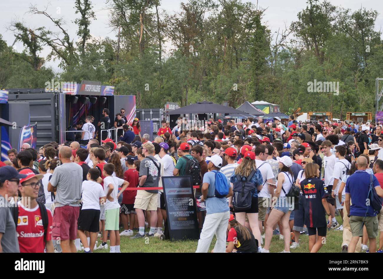 Monza, . 31st Aug, 2023. Fanzone Monza circuit 2023 with Pit Stop tests ...