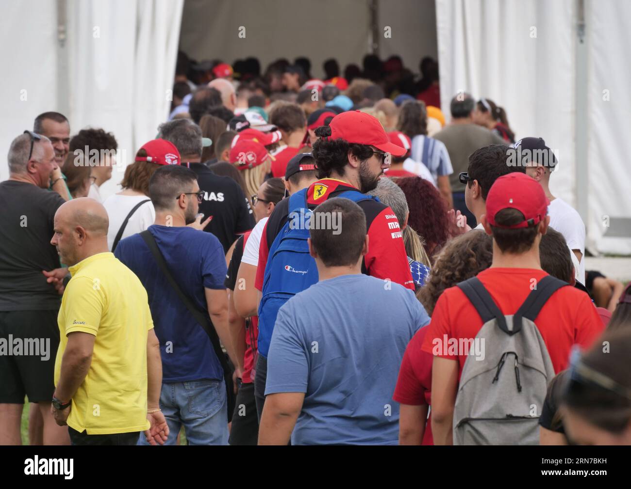 Monza, . 31st Aug, 2023. Fanzone Monza circuit 2023 with Pit Stop tests ...