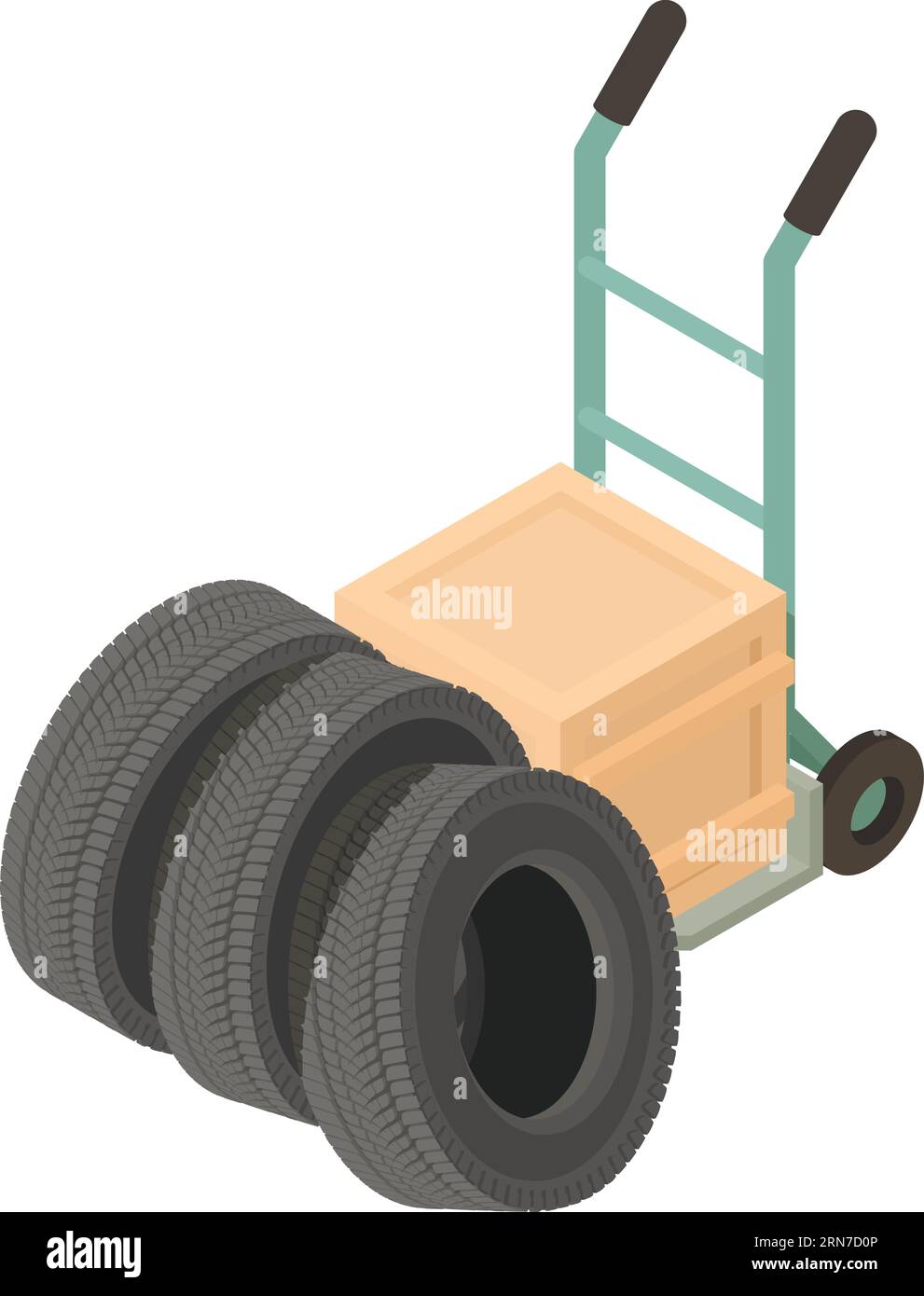 Auto dolly Stock Vector Images - Alamy