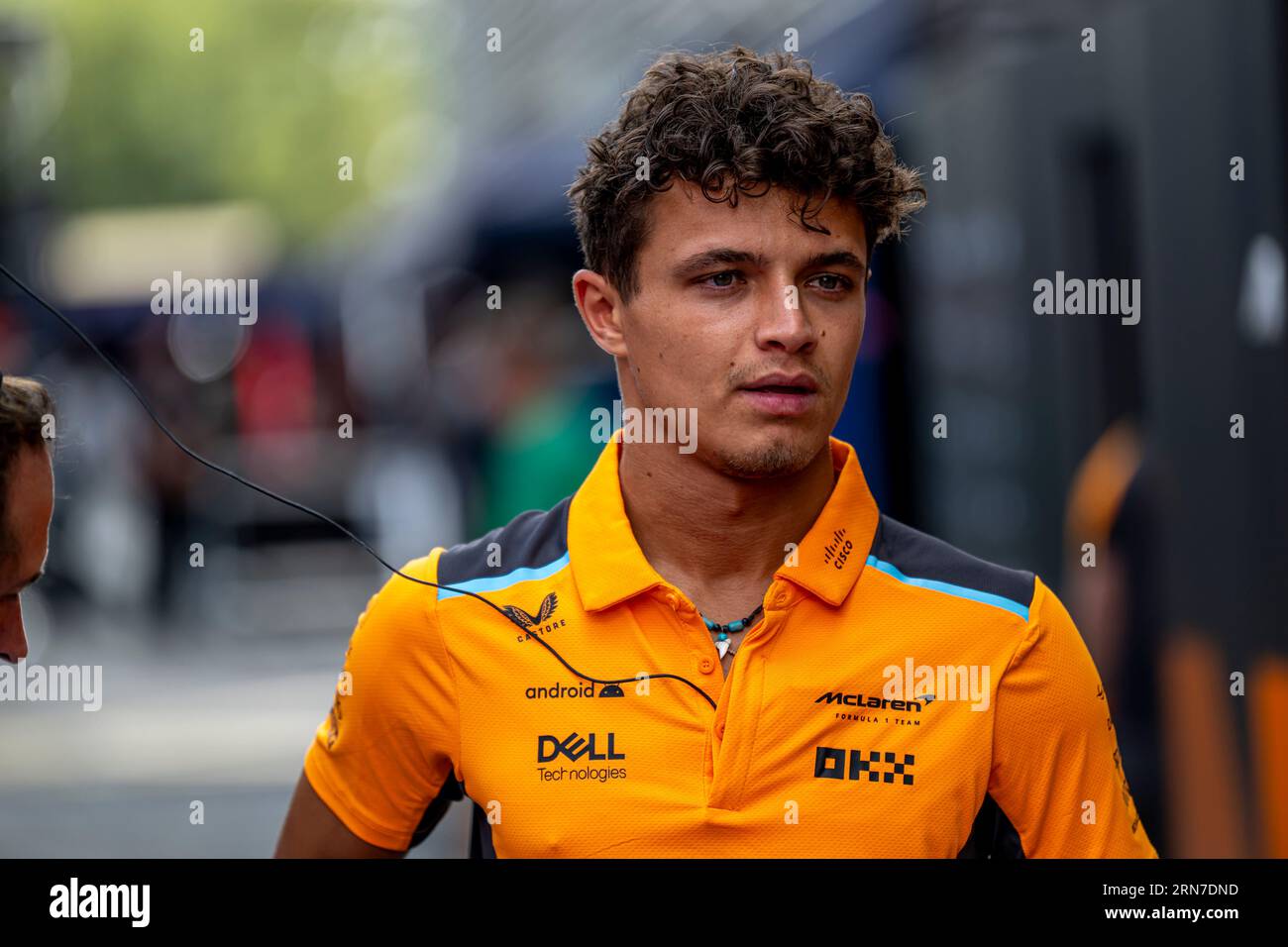 Monza, Italy, August 31, Lando Norris, from the United Kingdom competes ...