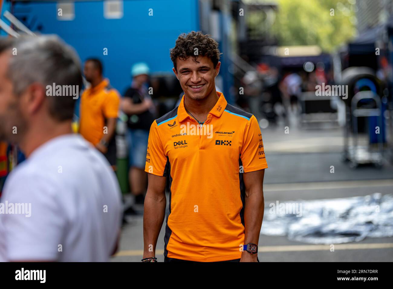 Monza, Italy, August 31, Lando Norris, from the United Kingdom competes ...