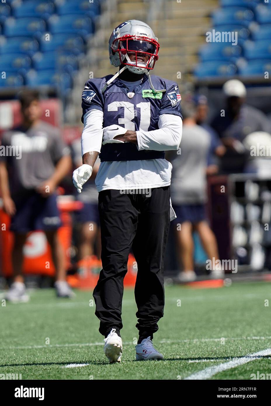 New England Patriots cornerback Jonathan Jones (31) during an NFL ...