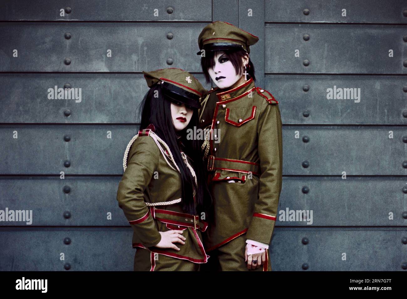 Stunning portrait featuring Harajuku girls in Tokyo city Stock Photo ...