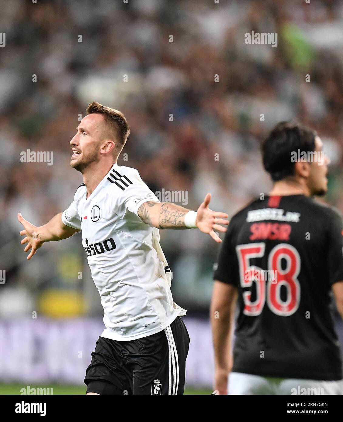 August 31, 2023, Warszawa: 2023.08.31 Warszawa.Pilka nozna Liga ...