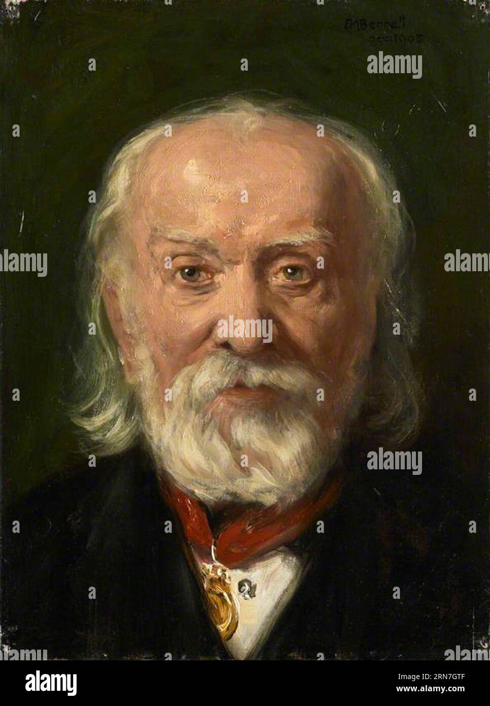 Sir Theodore Martin 1908 by Frank Moss Bennett Stock Photo - Alamy