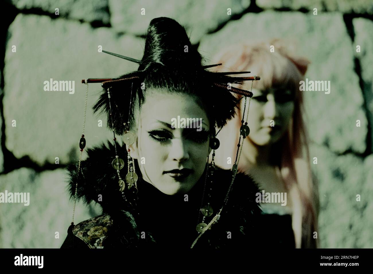 Stunning portrait featuring Harajuku girls in Tokyo city Stock Photo ...