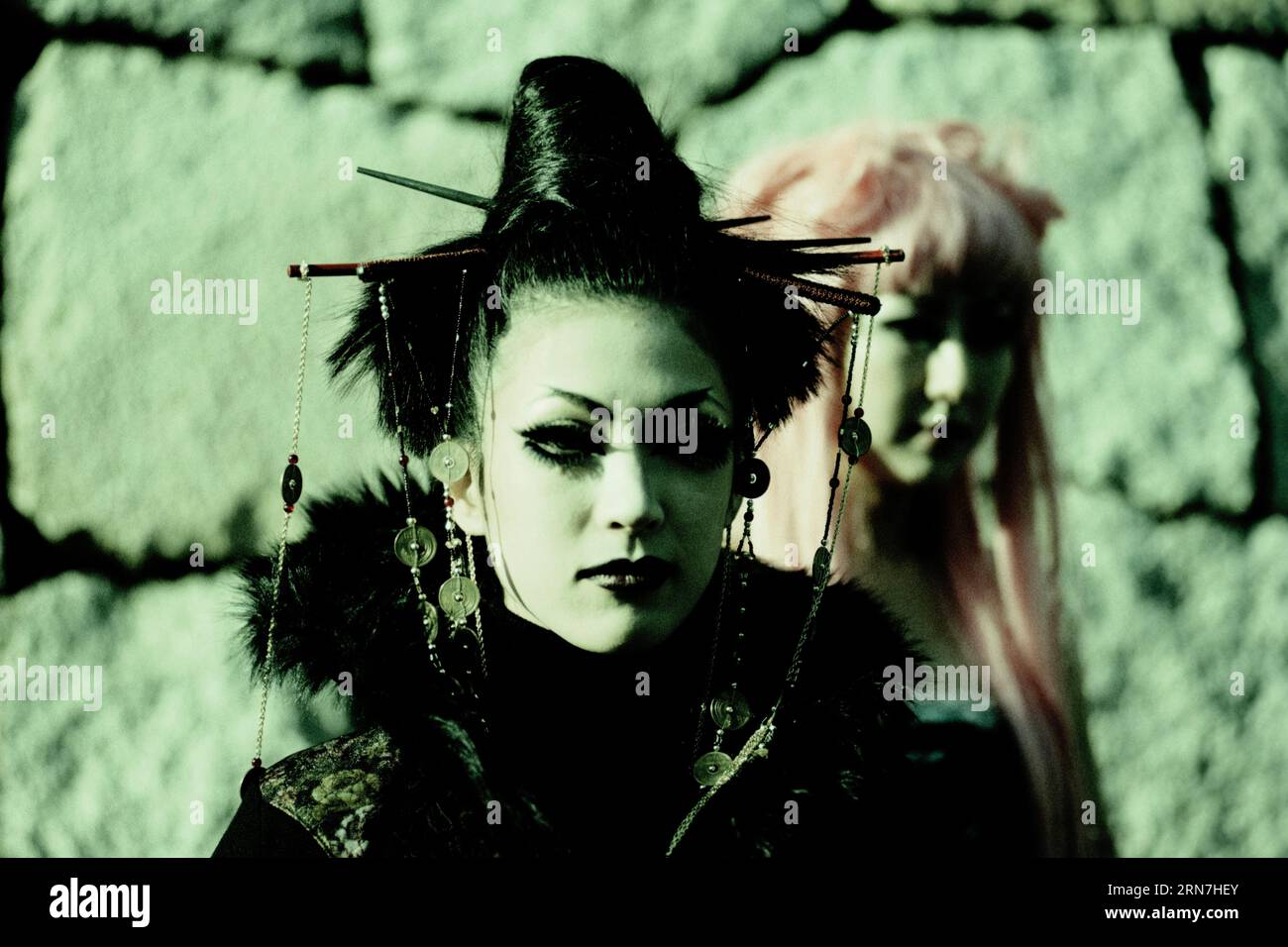 Stunning portrait featuring Harajuku girls in Tokyo city Stock Photo ...