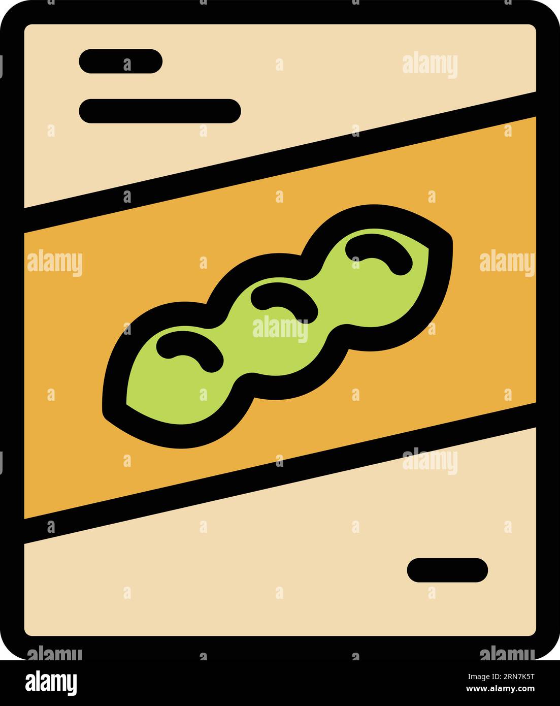 Soy pack powder icon outline vector. Food soya. Milk miso color flat Stock Vector Image & Art ...