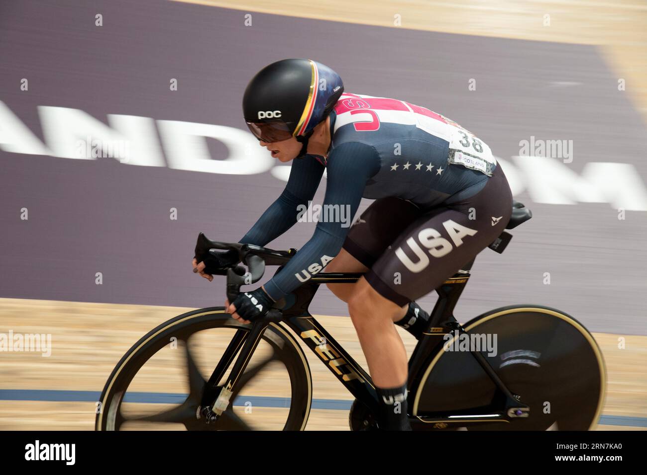 Jennifer Valente of the USA during her winning ride in the women's ...